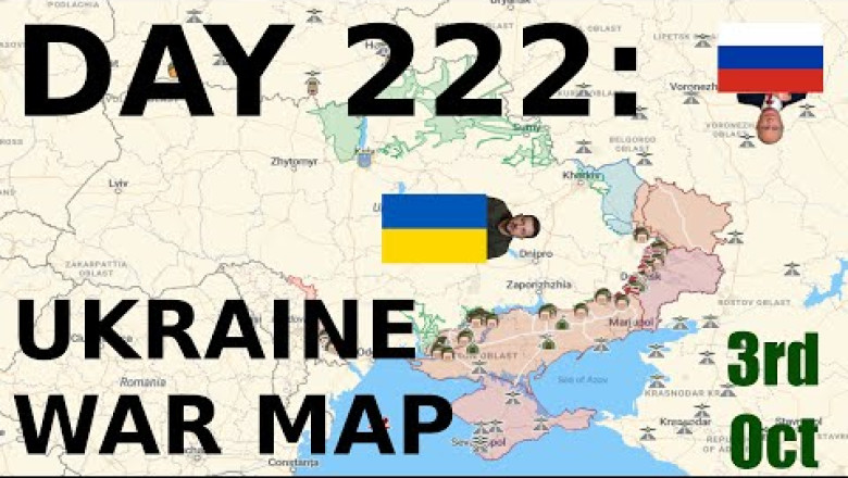 Day 222: Ukraine War Map | Nexth City