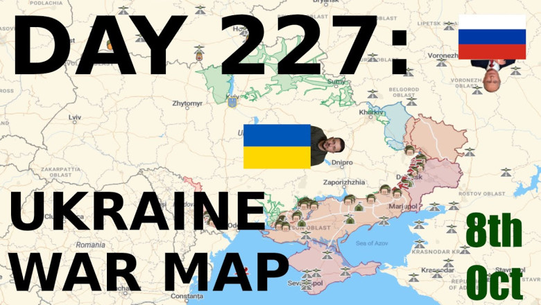 Day 227 Ukraine War Map Nexth City
