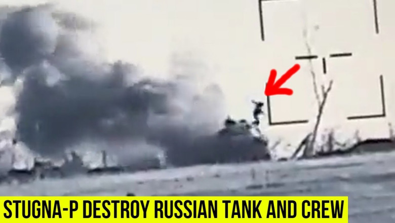 Stugna-P destroy Russian tank and BMP and its crew. | Nexth City